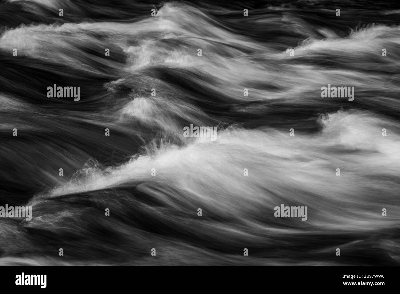Abstract River flow in Oregon Stock Photo - Alamy