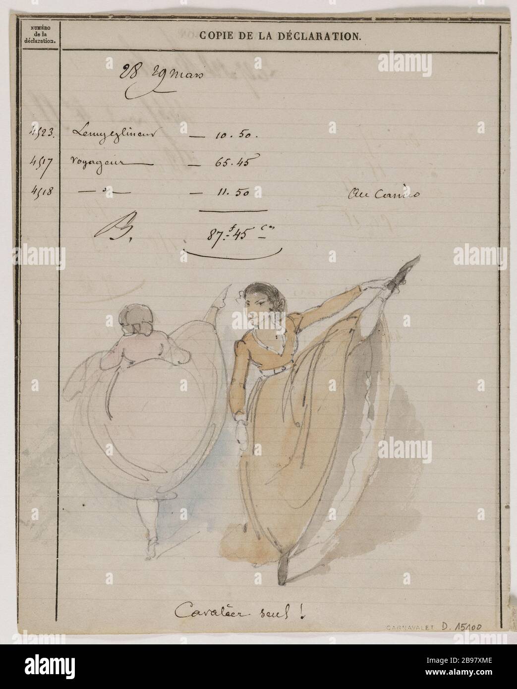 Cavalier seul hi-res stock photography and images - Alamy