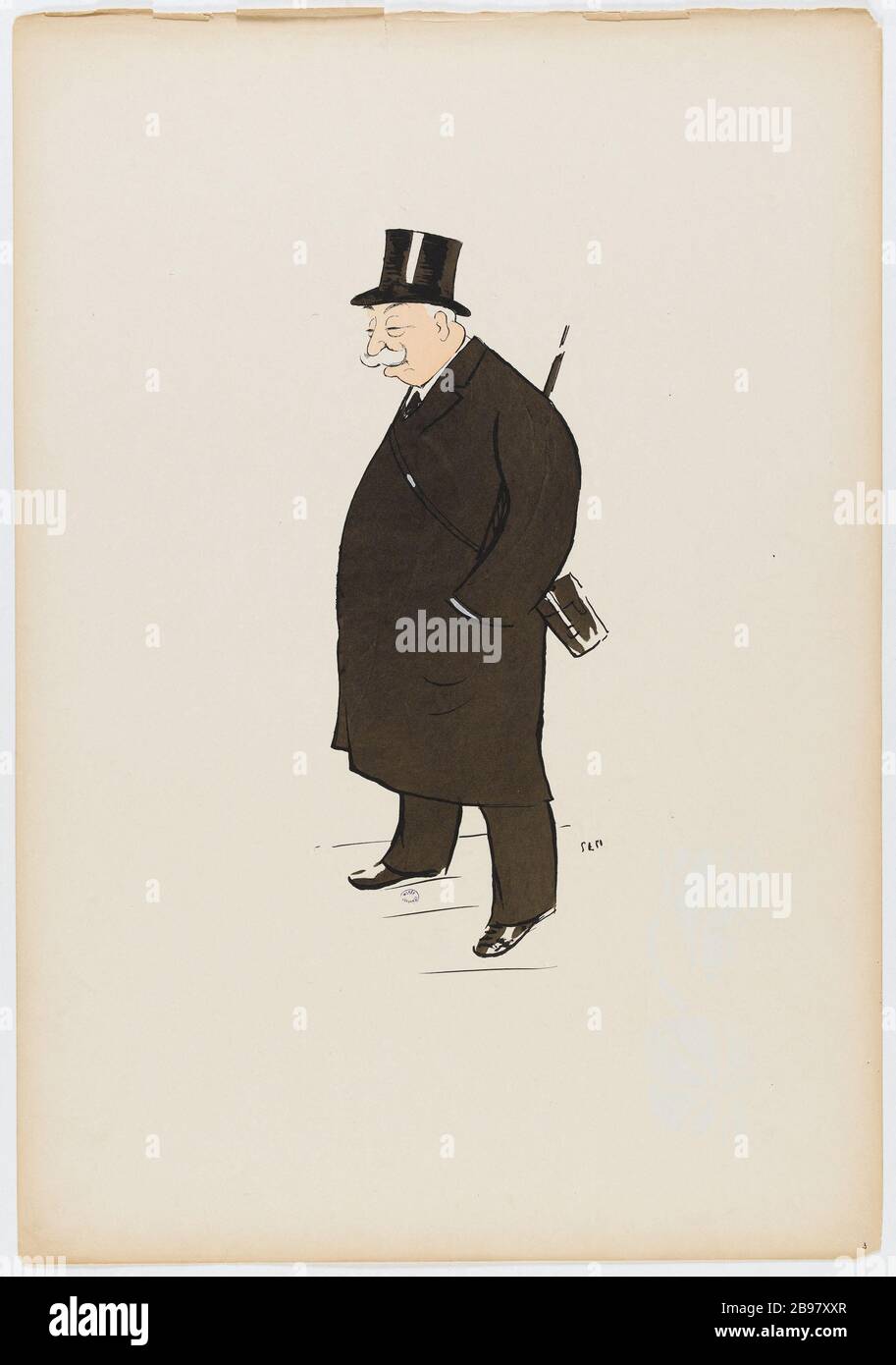 RED ALBUM "SEM", 3RD SERIES; PORTRAIT OF MAN Sem (1863-1934). "Album ...