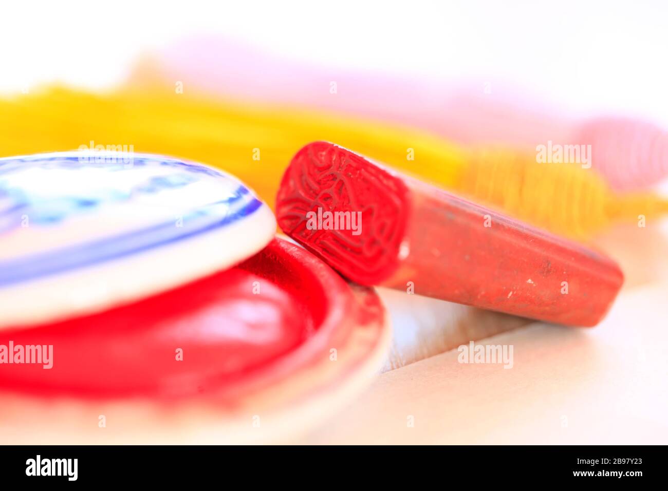 Chinese stone seal Stock Photo - Alamy