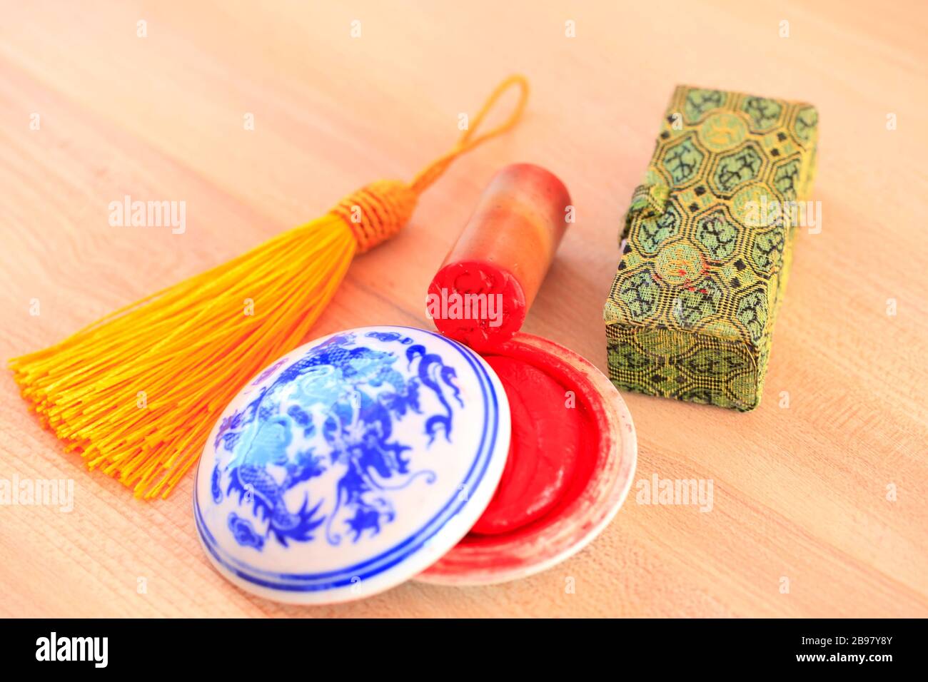 Chinese stone seal Stock Photo - Alamy