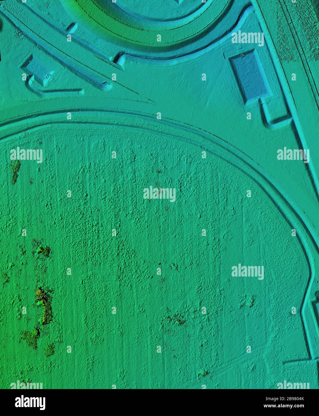 DEM - digital elevation model. Product made after processing pictures ...