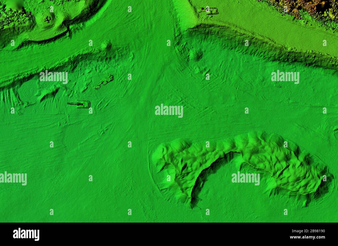 Digital elevation model drone hi-res stock photography and images - Alamy