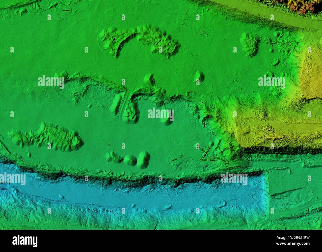 Digital elevation model drone hi-res stock photography and images - Alamy