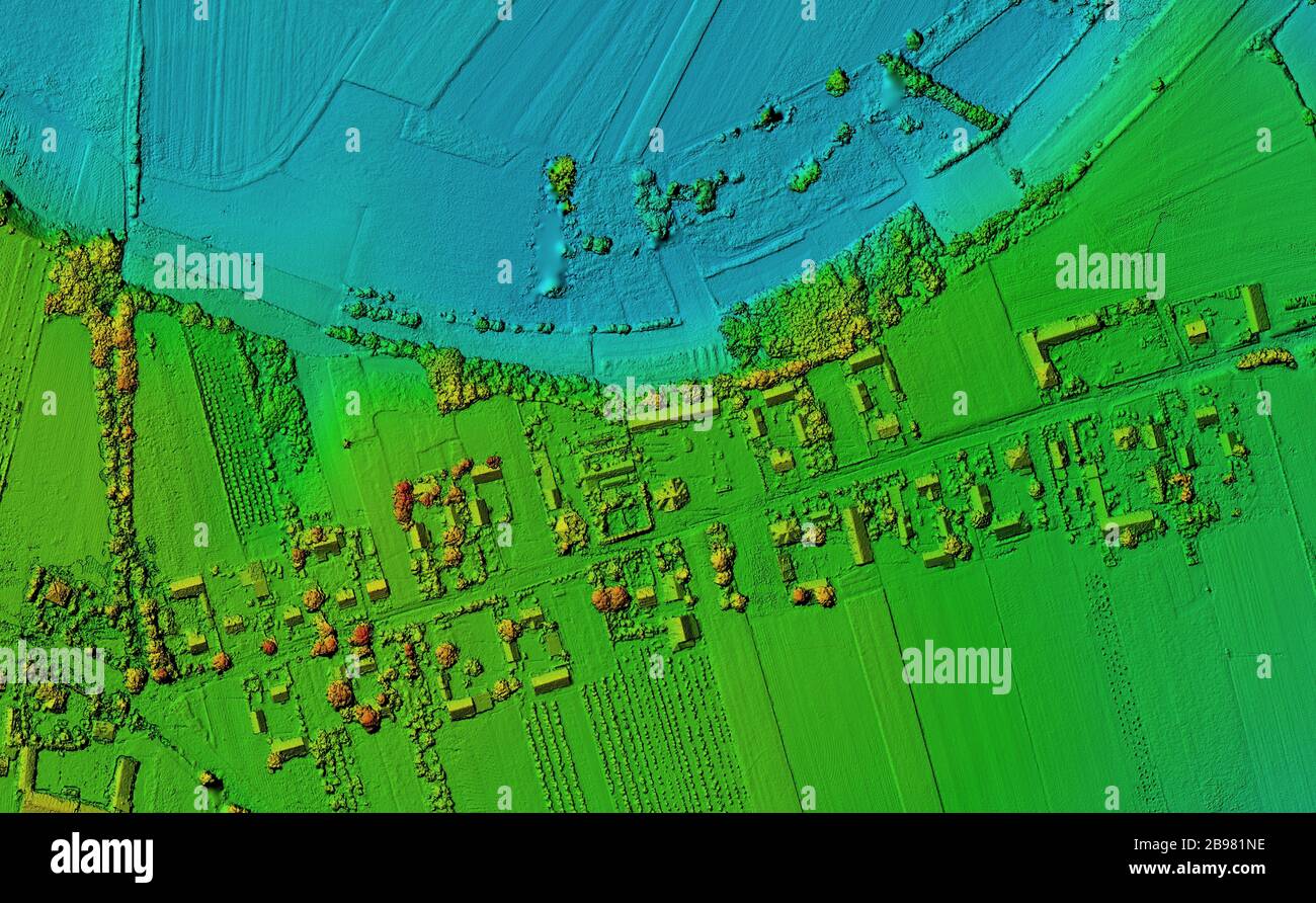 DEM - digital elevation model. Product made after proccesing pictures ...
