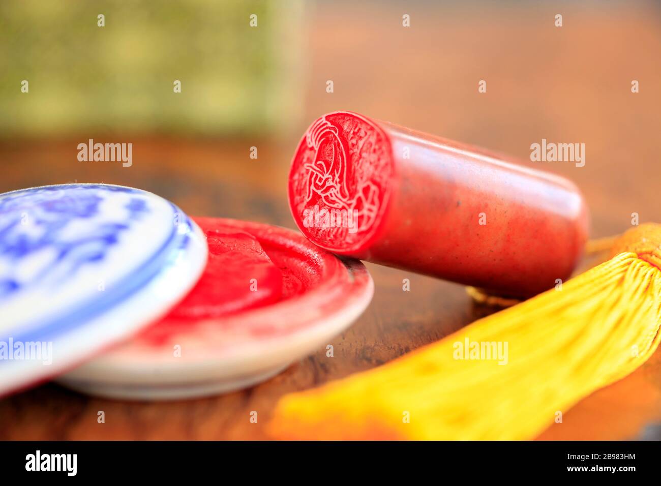 Chinese stone seal，China's traditional arts and crafts Stock Photo - Alamy