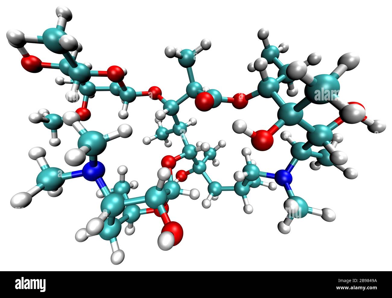 3D structure of Azithromycin, a perspective treatment of the COVID-19 ...