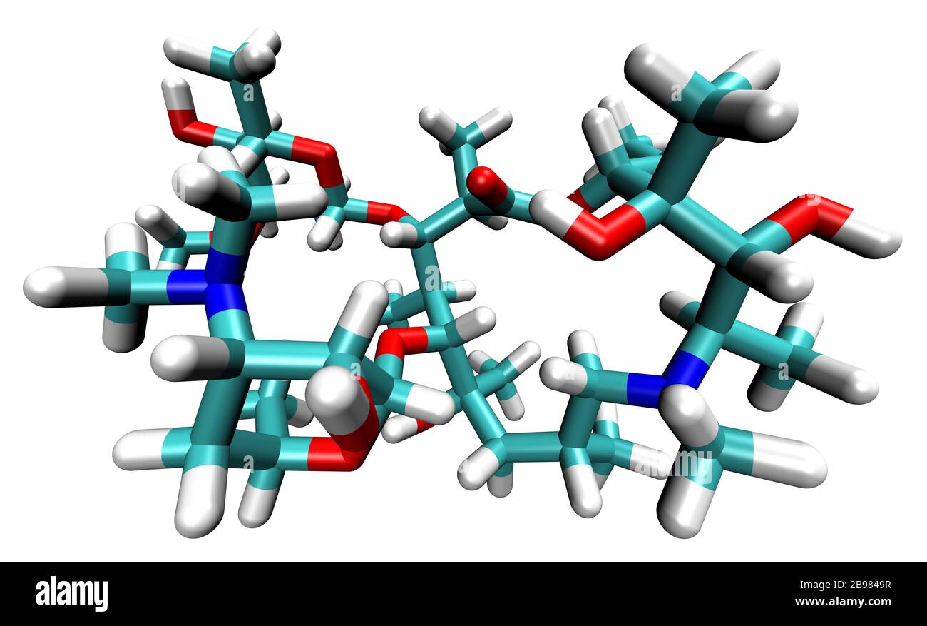 3D structure of Azithromycin, a perspective treatment of the COVID-19 ...
