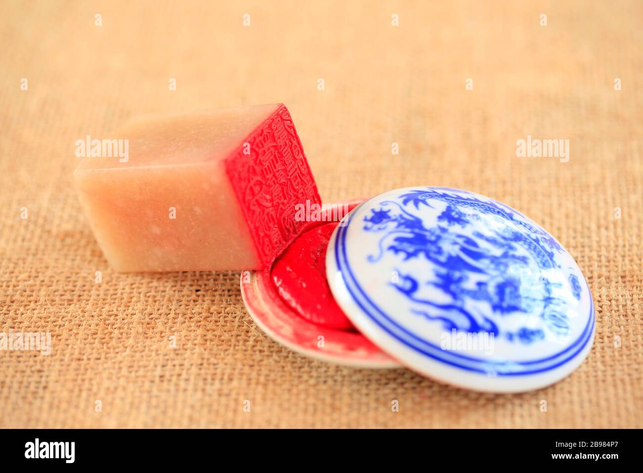Chinese stone seal，China's traditional arts and crafts Stock Photo - Alamy