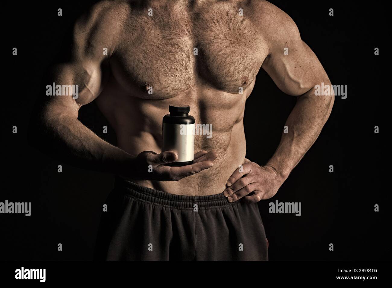 Dieting and fitness. Drug, anabolic, health and medicine. Athletic ...