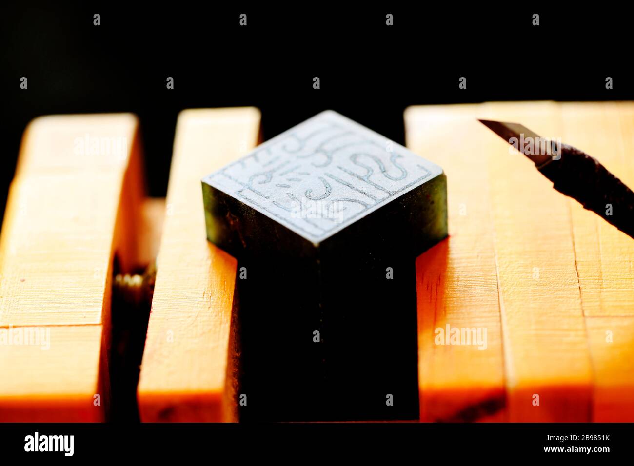 Chinese stone seal，China's traditional arts and crafts Stock Photo - Alamy