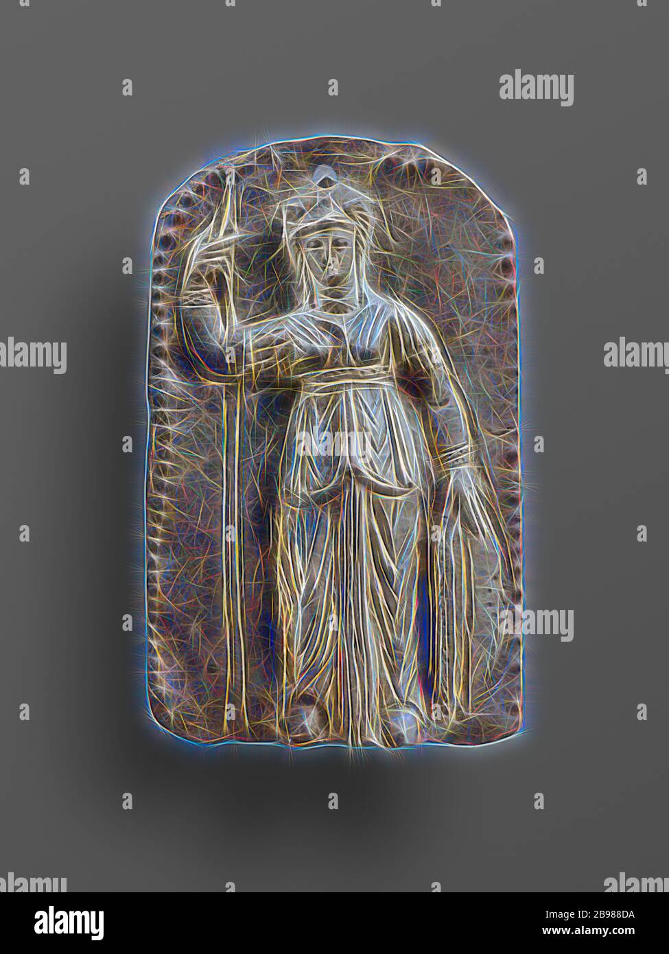 Repousee plaque depicting athena parthenos hi-res stock photography and ...