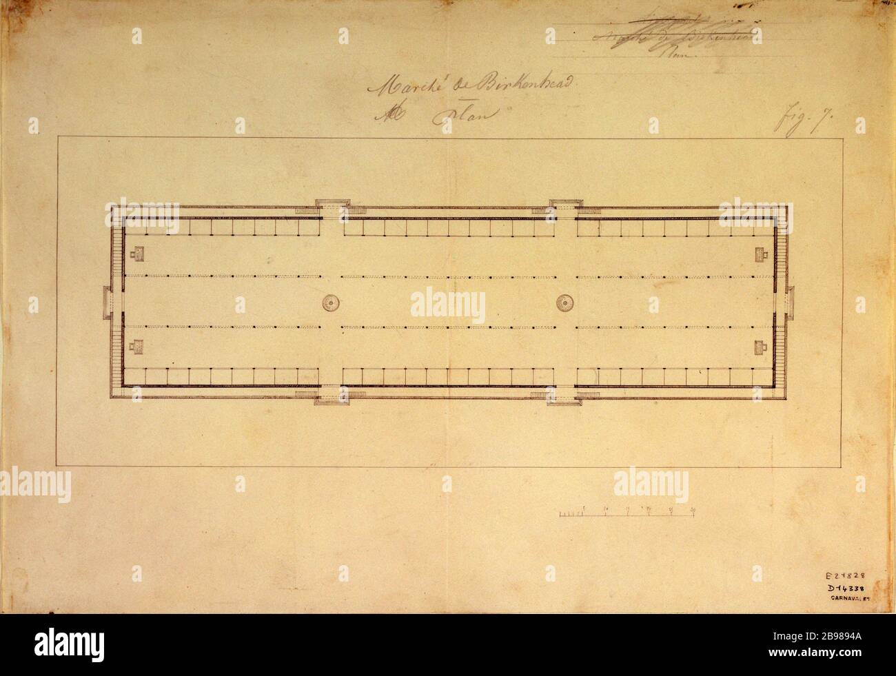 Birkenhead Market Map Victor Baltard (1805-1874). "Marché de Birkenhead ...