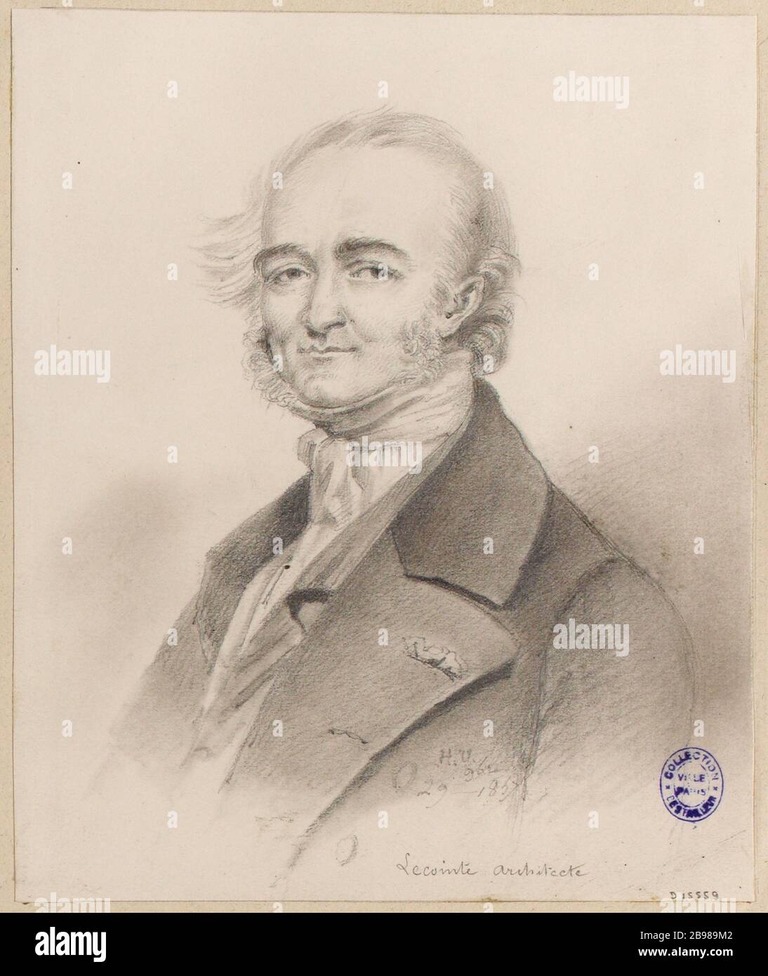 Portrait of architect Lecointe Stock Photo - Alamy