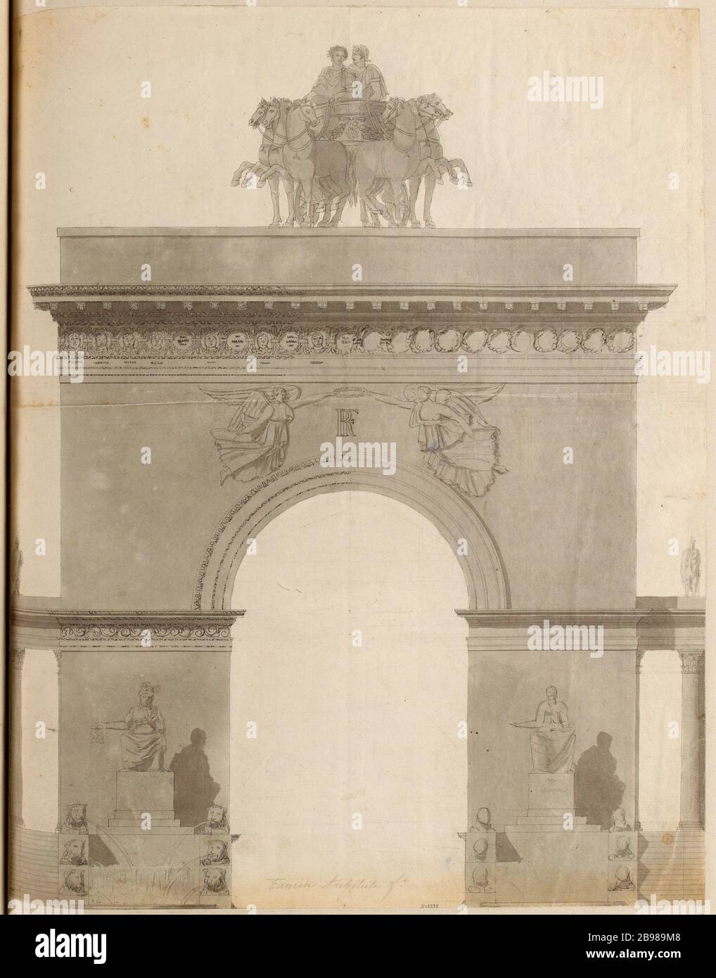 Project a triumphal arch Stock Photo - Alamy