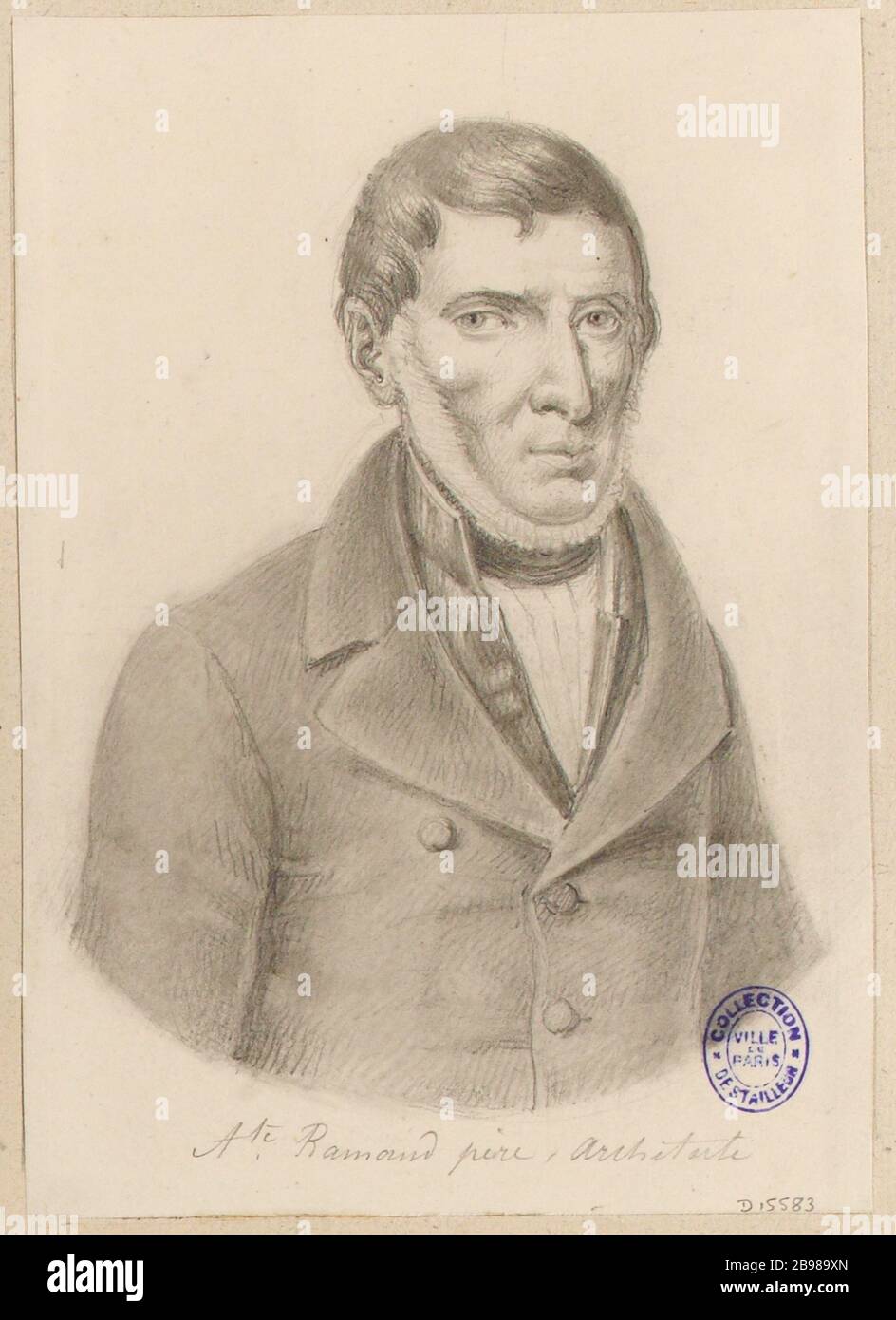 Portrait of architect RAMAND father Stock Photo - Alamy