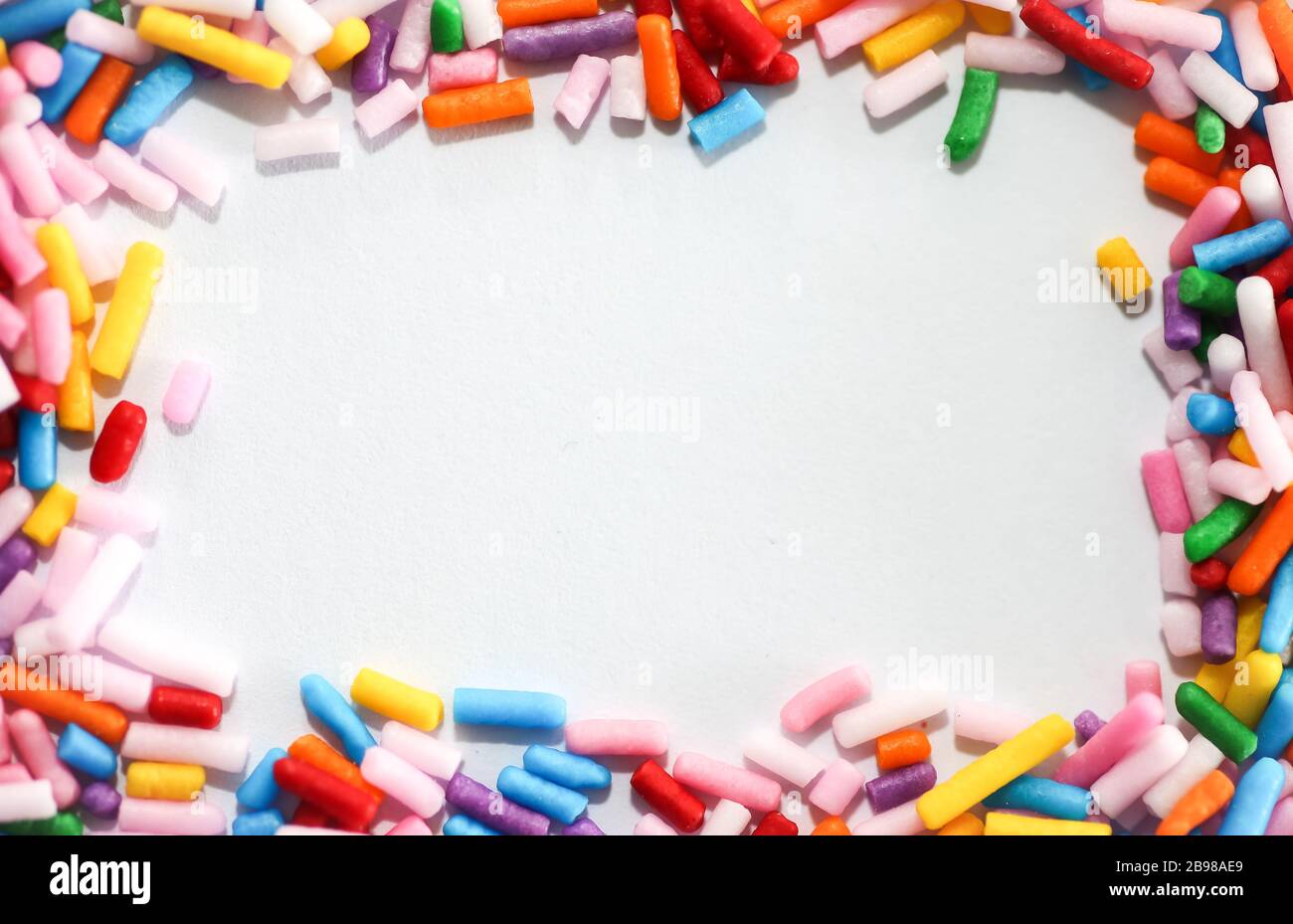 cake toppings background - isolated cake toppings Stock Photo - Alamy