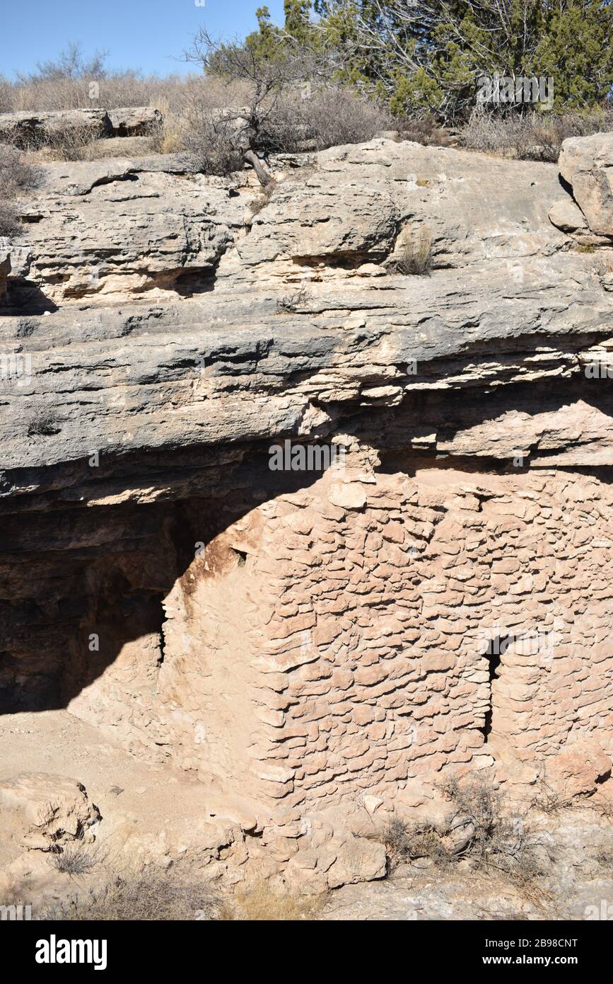 Rim Rock, AZ., U.S.A. Jan. 13, 2018. Montezuma Well. Part of Montezuma ...