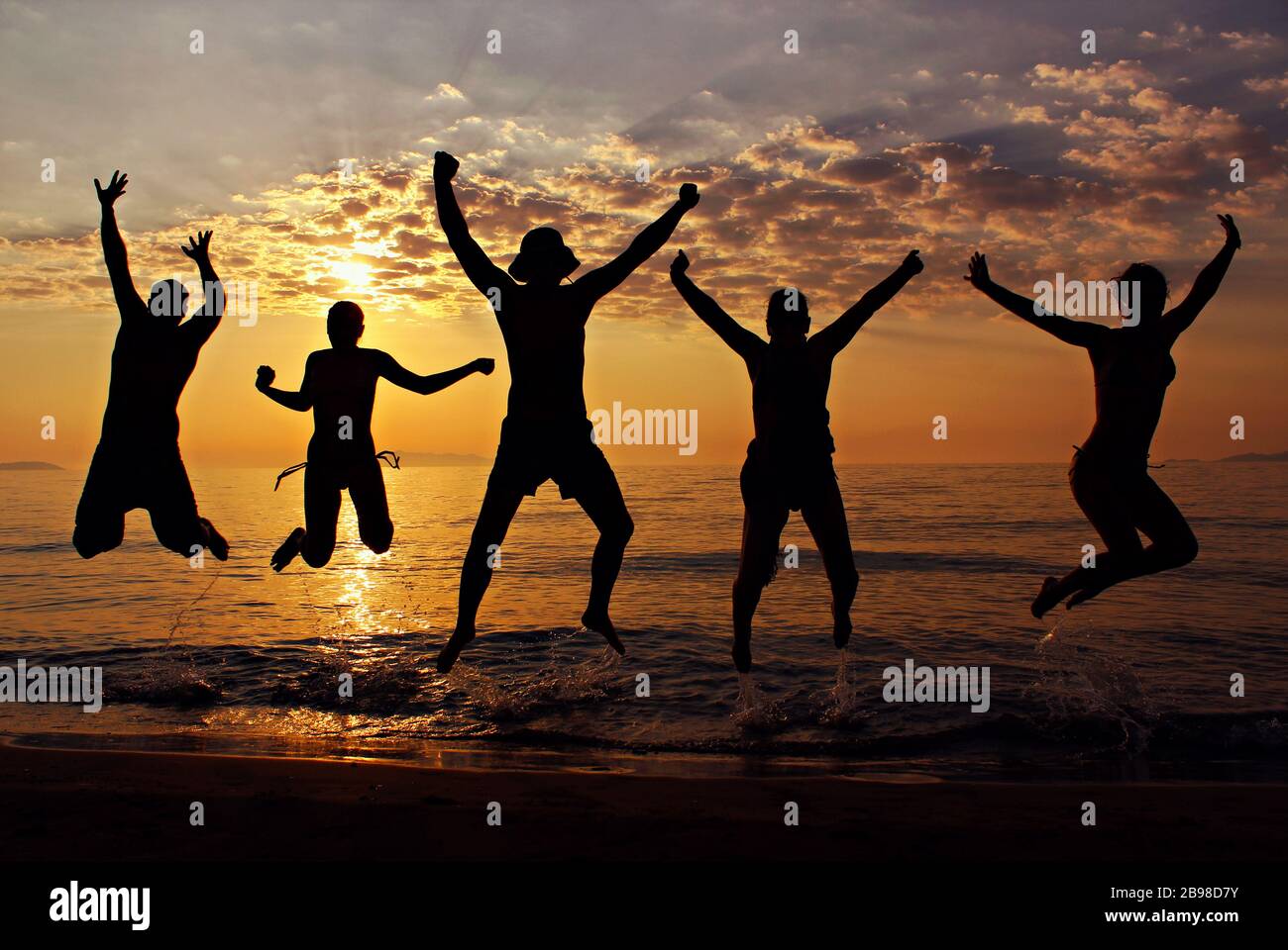 People on street in different activities, street life, urban scenery ...