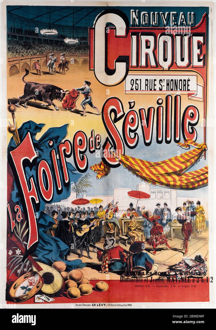 Affiche De Cirque Cirque Et Saltimbanques : En Habits De Lumière