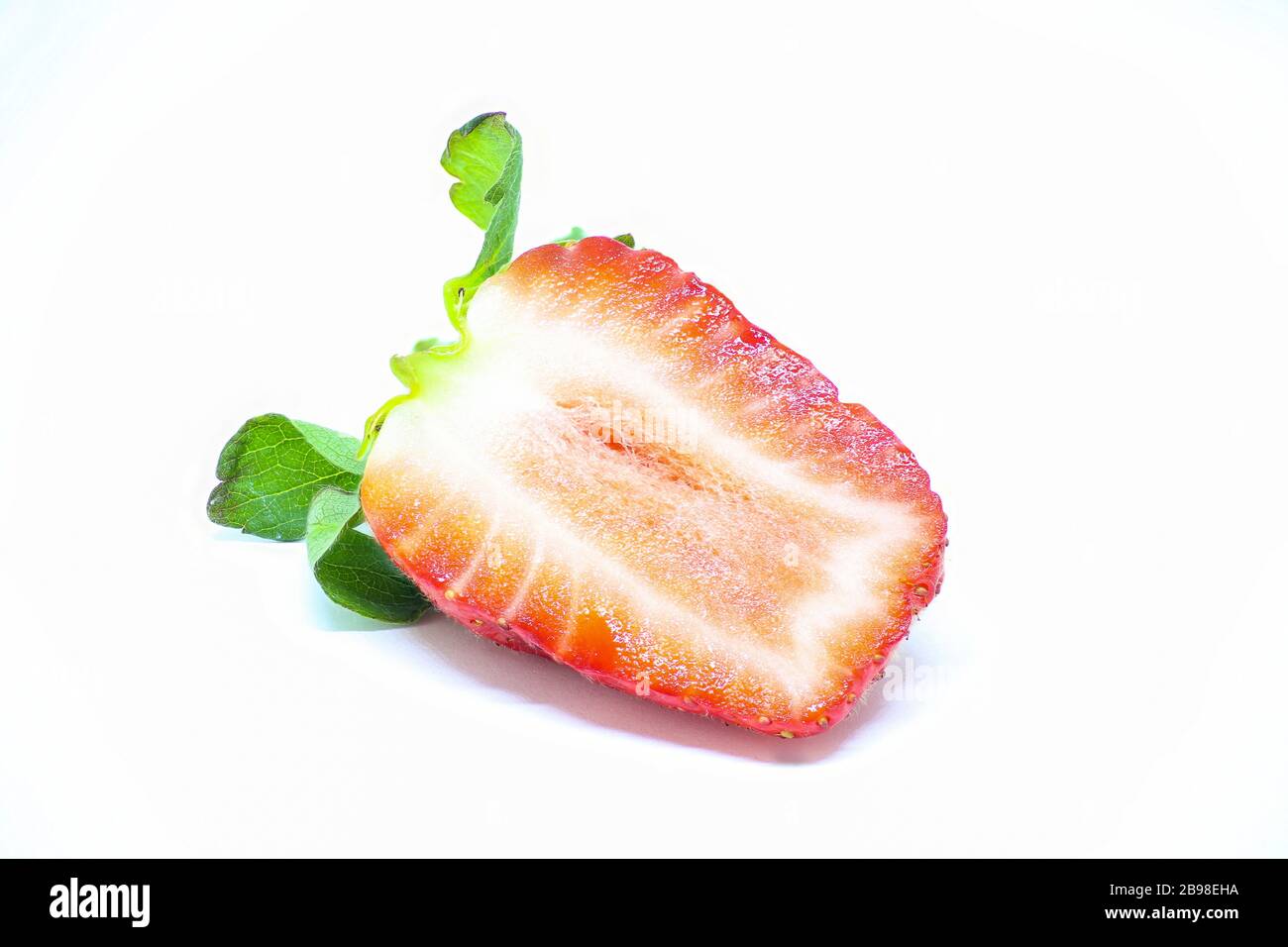 Strawberry half hi-res stock photography and images - Alamy