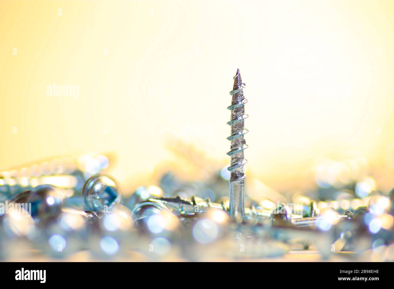 Macro screws hi-res stock photography and images - Alamy