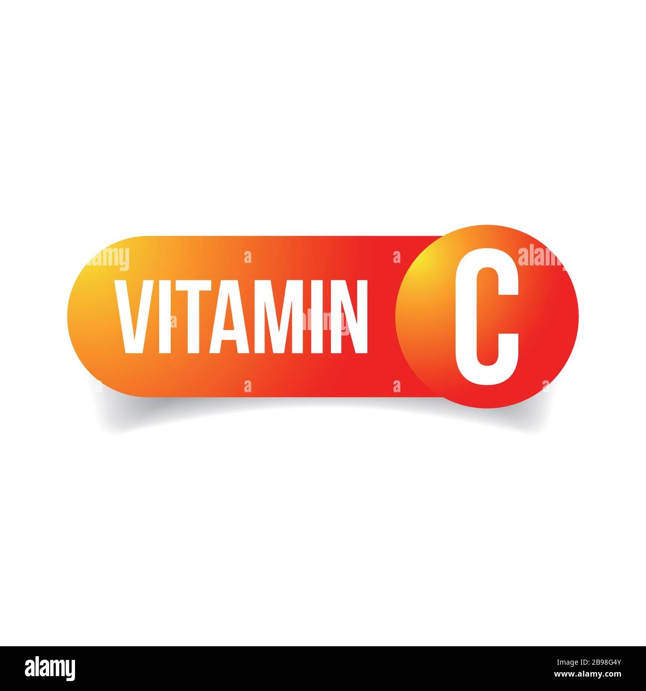 Vitamin C sign label button Stock Vector Image & Art - Alamy