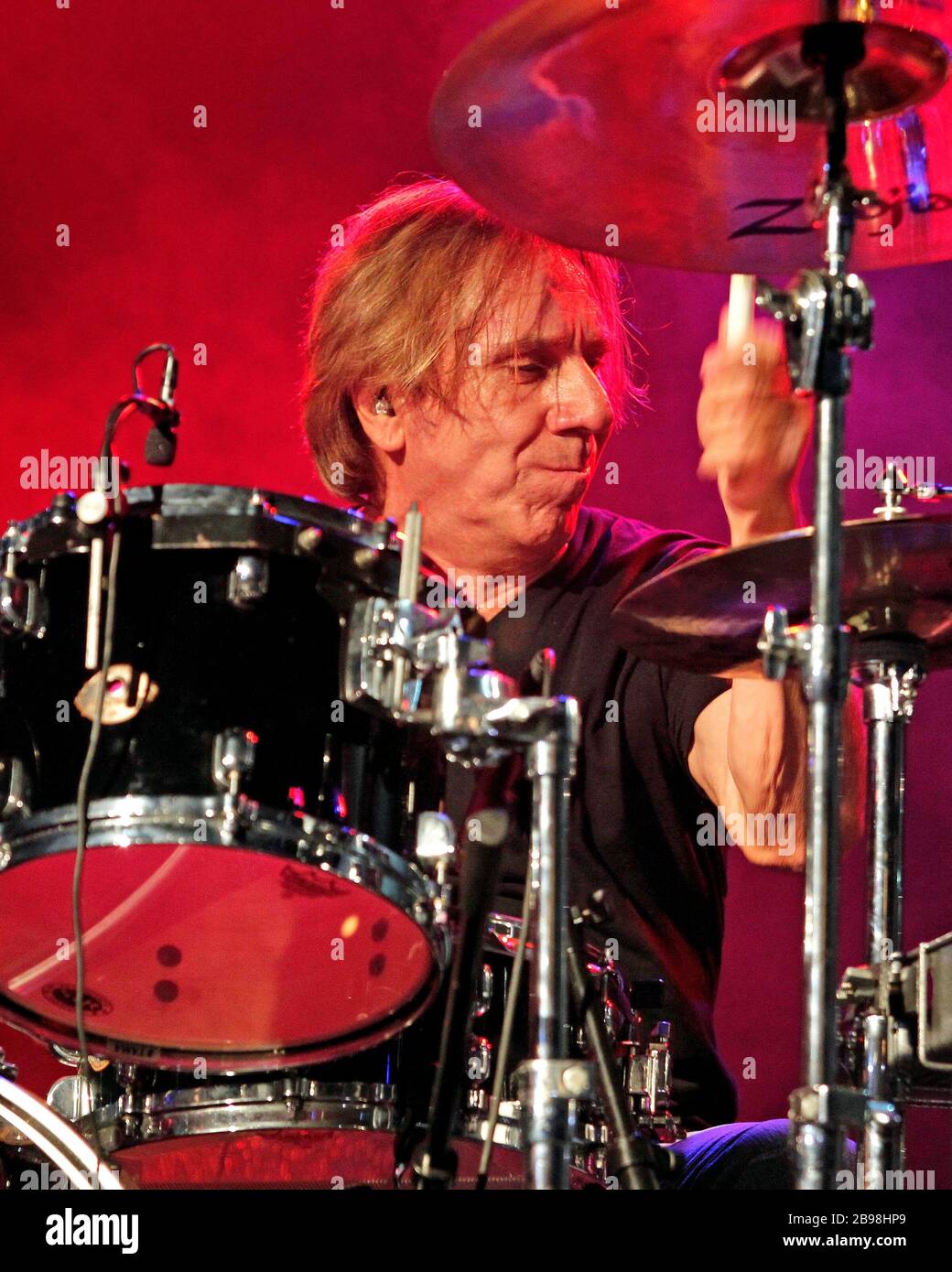 Tesla drummer Troy Luccketta performs with the rest of the band at the ...