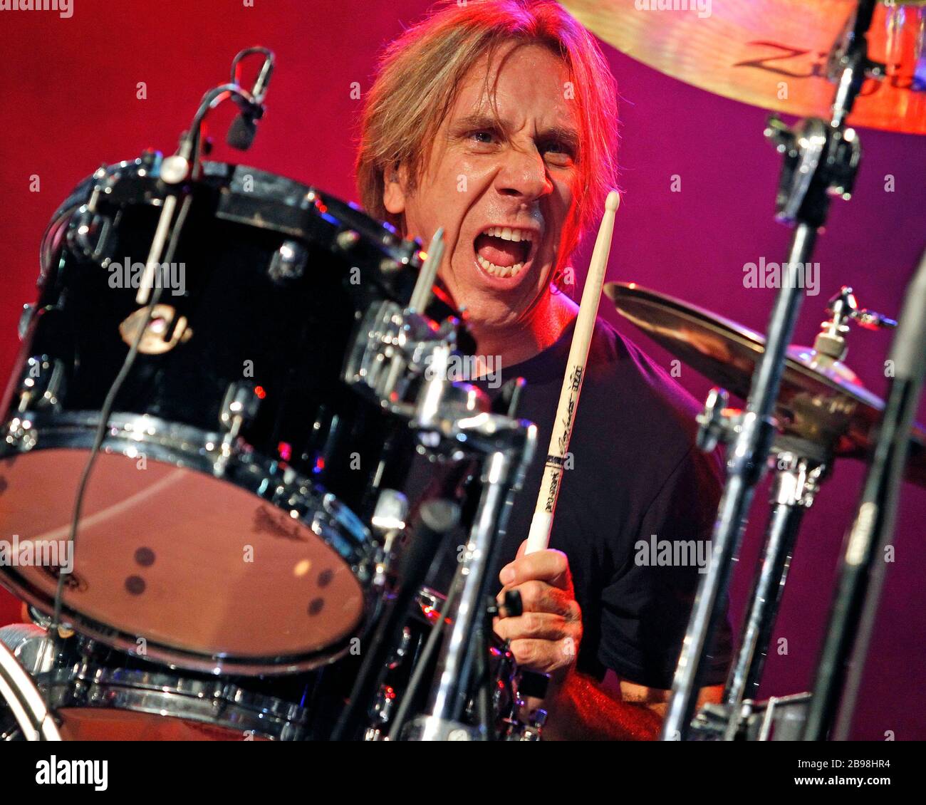 Tesla drummer Troy Luccketta performs with the rest of the band at the ...