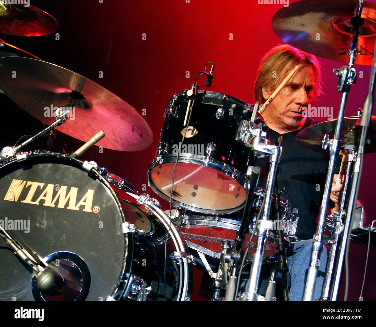 Tesla drummer Troy Luccketta performs with the rest of the band at the ...