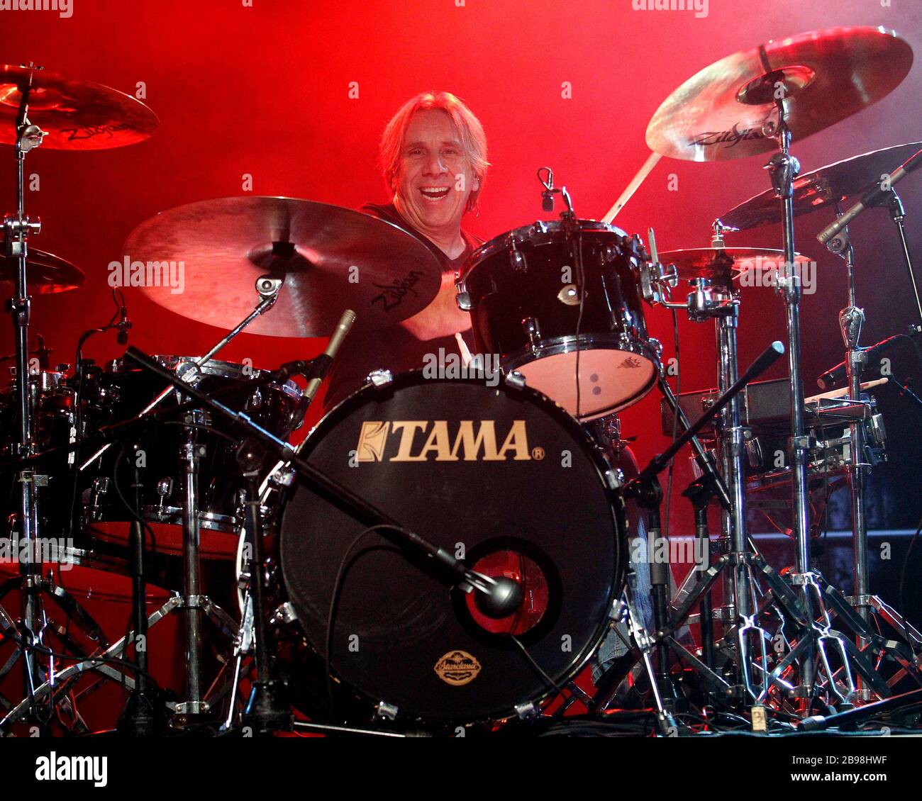 Tesla drummer Troy Luccketta performs with the rest of the band at the ...