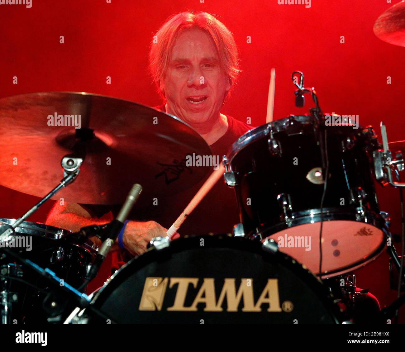 Tesla drummer Troy Luccketta performs with the rest of the band at the ...