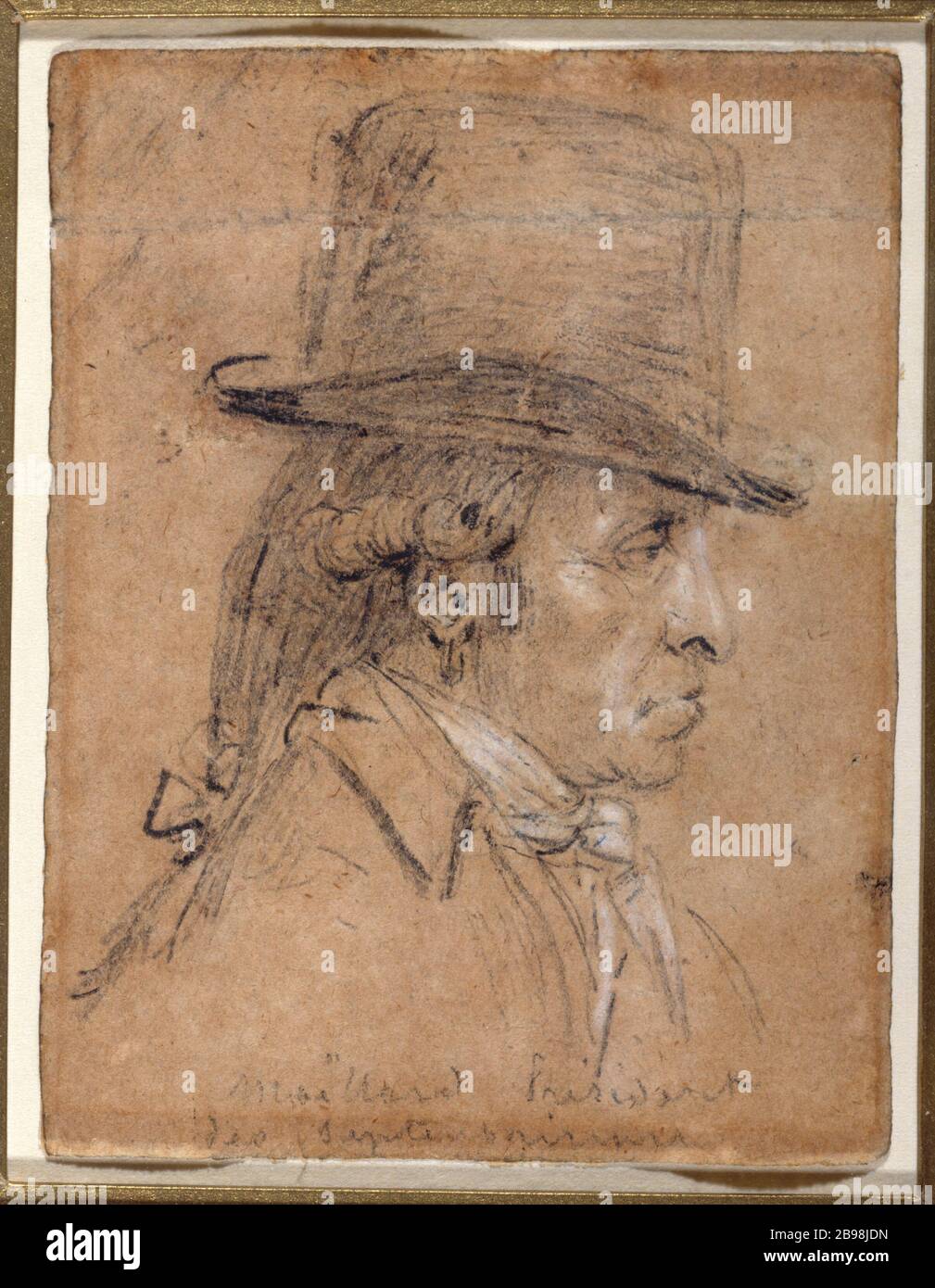Portrait of Maillard, president of Septembrists Georges François Marie ...