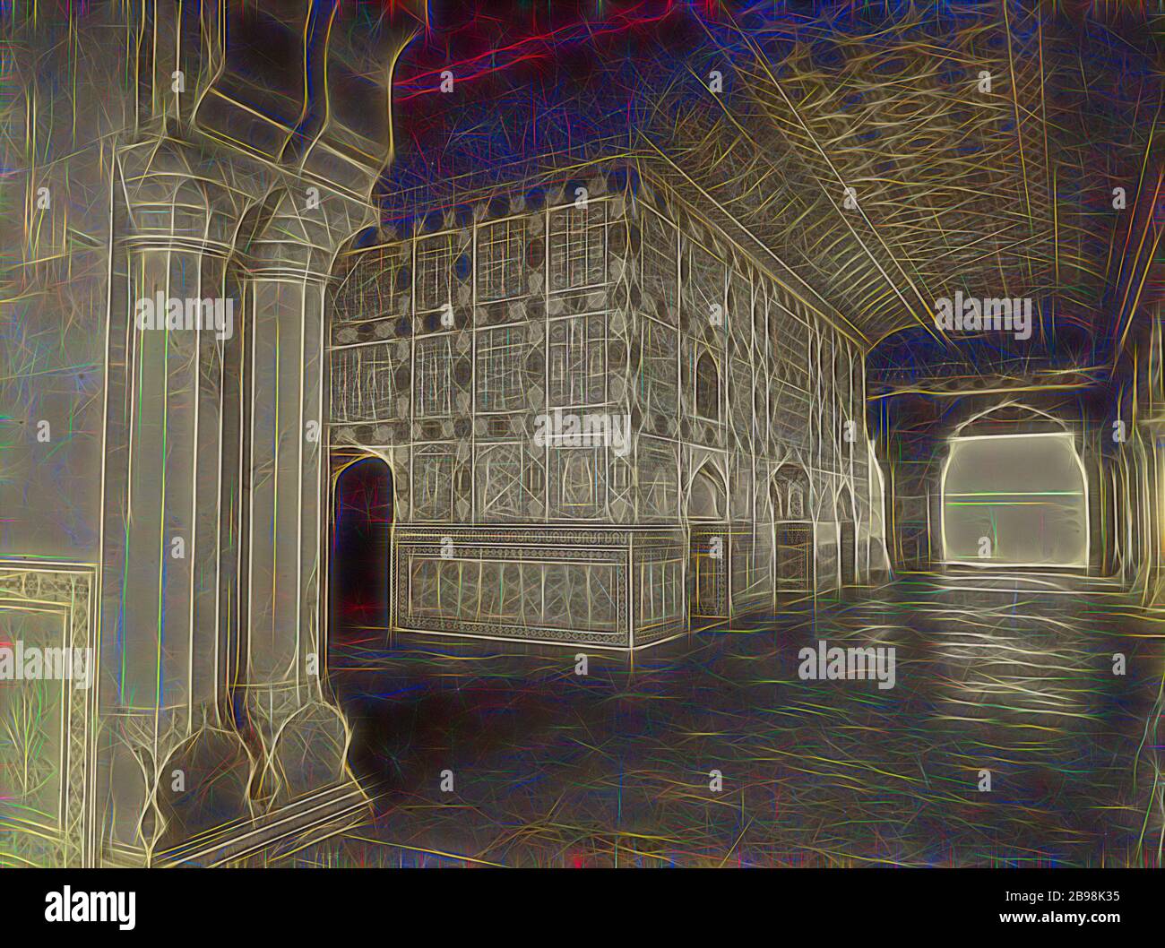 Interior of Sheesh Mahal - Amber, Lala Deen Dayal (Indian, 1844 - 1905 ...