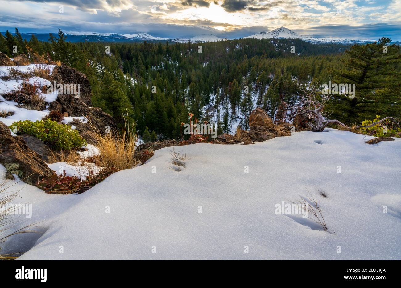 Mountains in Oregon at Three Sisters Wilderness Stock Photo - Alamy