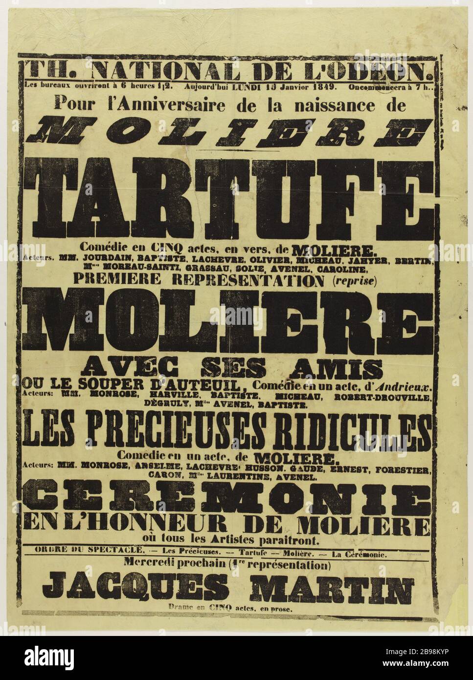 Tartufe molière hi-res stock photography and images - Alamy
