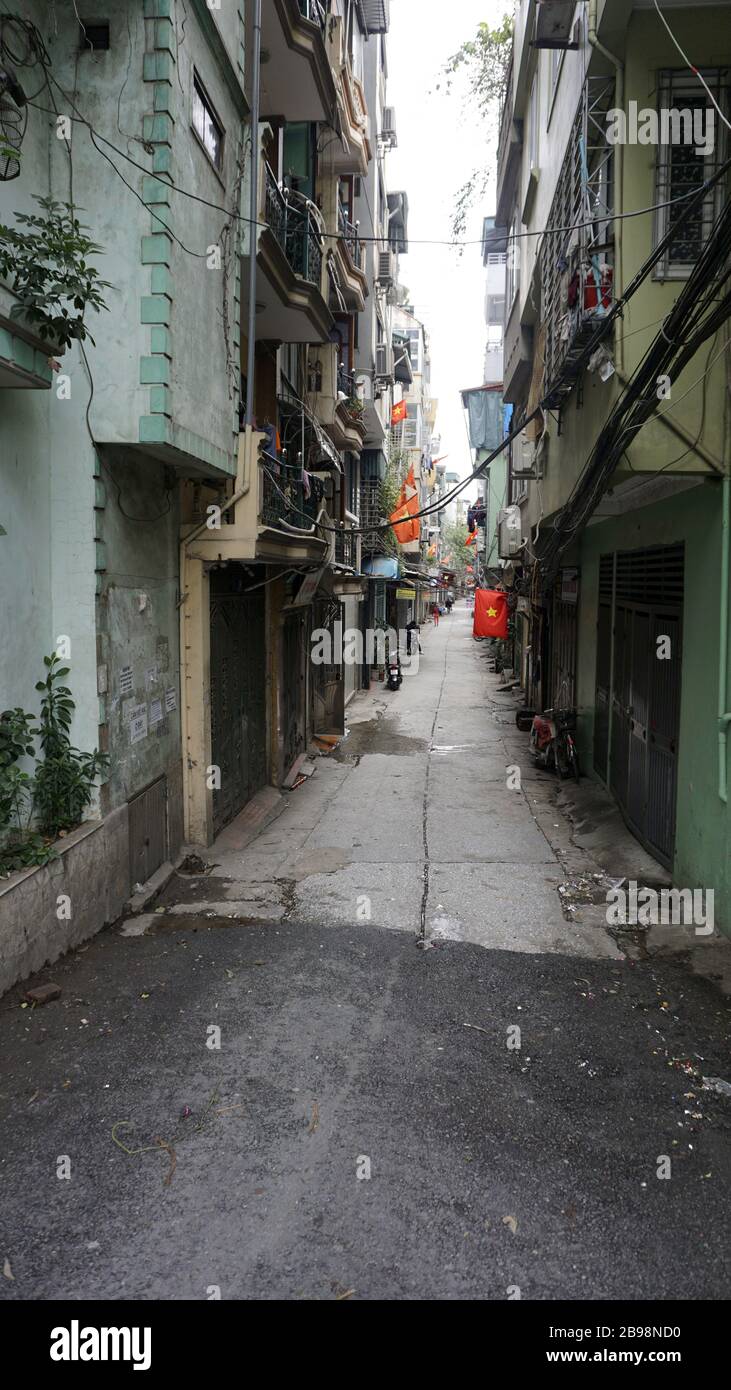 Residential alleys hi-res stock photography and images - Alamy