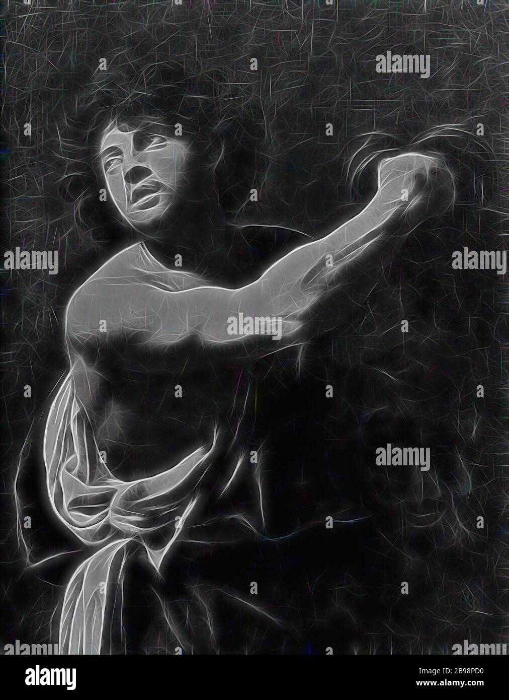 David with the Head of Goliath, David with Goliath's head, painting ...