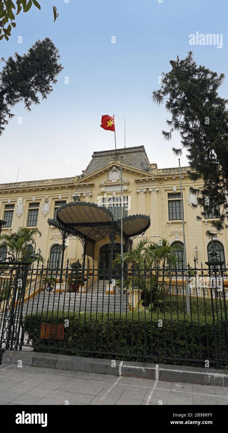 typical architecture from hanoi the capitol of vietnam Stock Photo - Alamy