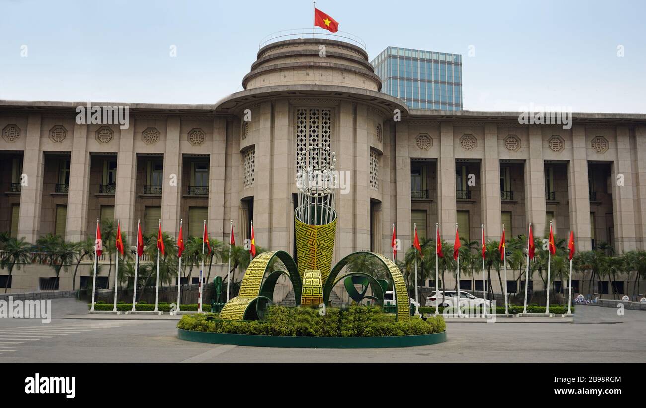 monumental architecture in hanoi in vietnam Stock Photo - Alamy