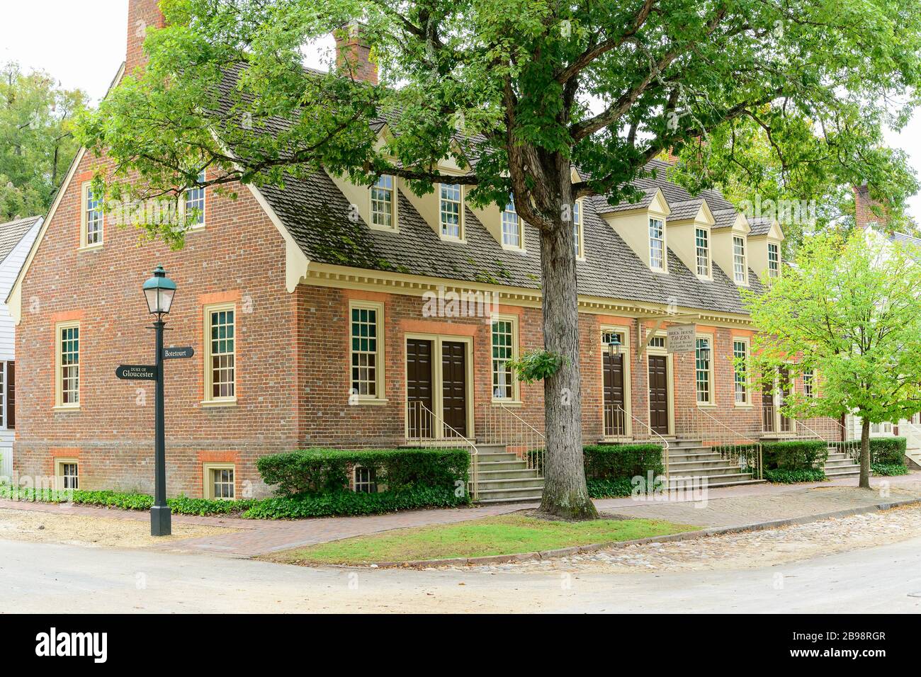 Colonial Williamsburg Brick House Tavern Stock Photo - Alamy