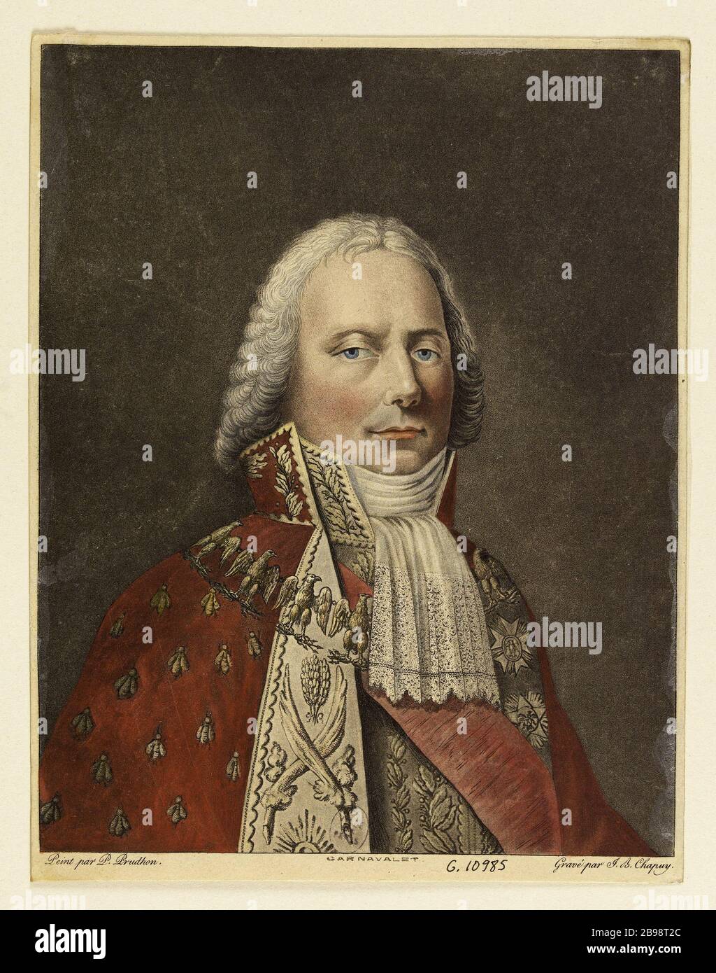 Portrait of Charles Maurice de Talleyrand Chapuy d’après Pierre-Paul ...