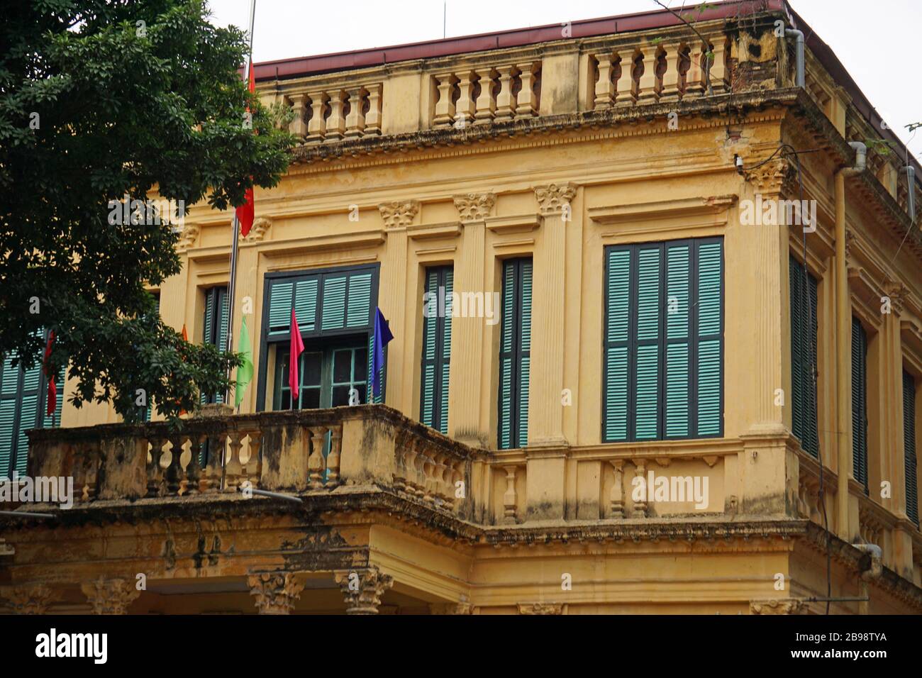 typical architecture from hanoi the capitol of vietnam Stock Photo - Alamy
