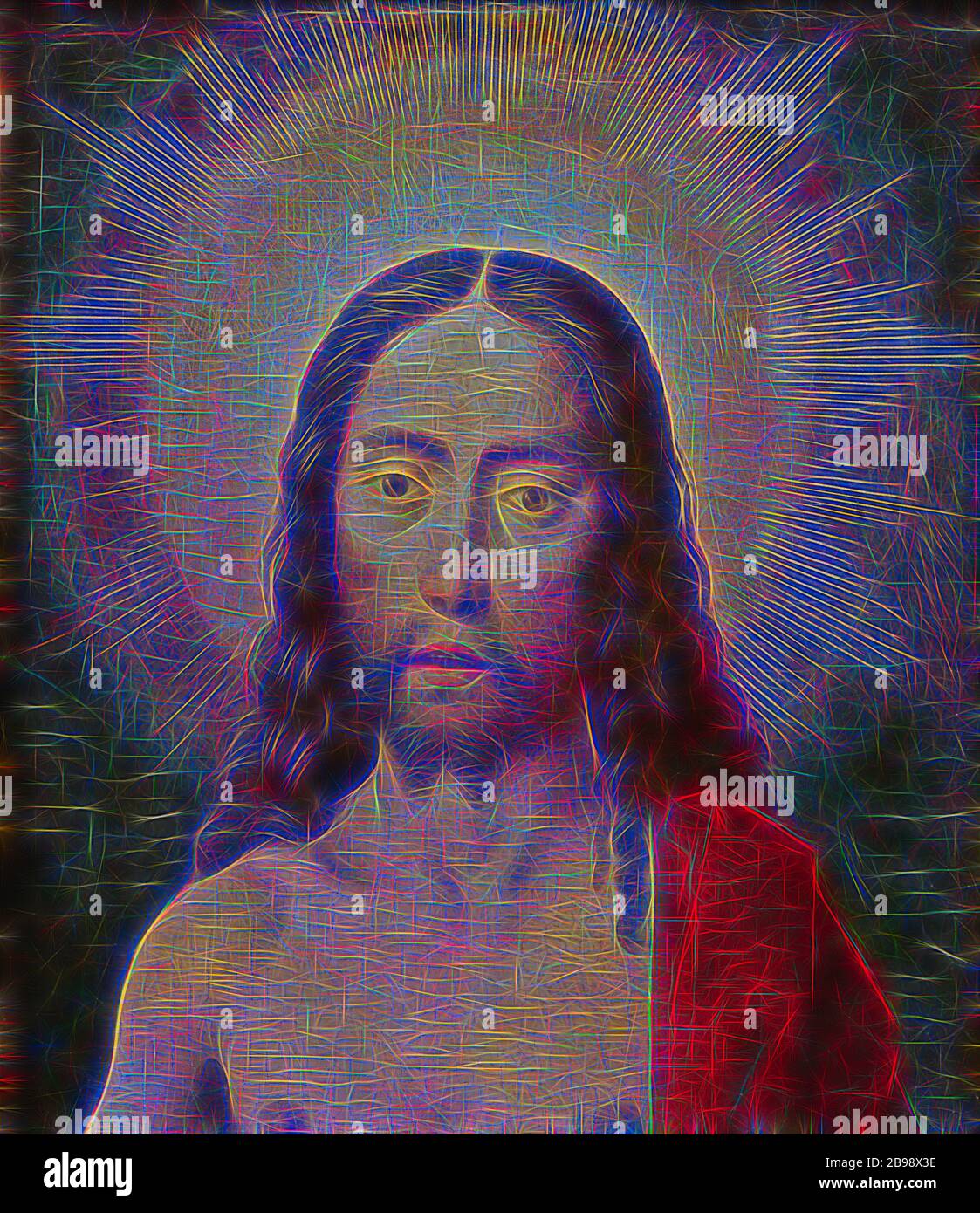 Dieric Bouts, Head of Christ, Christian head, painting, religious art ...