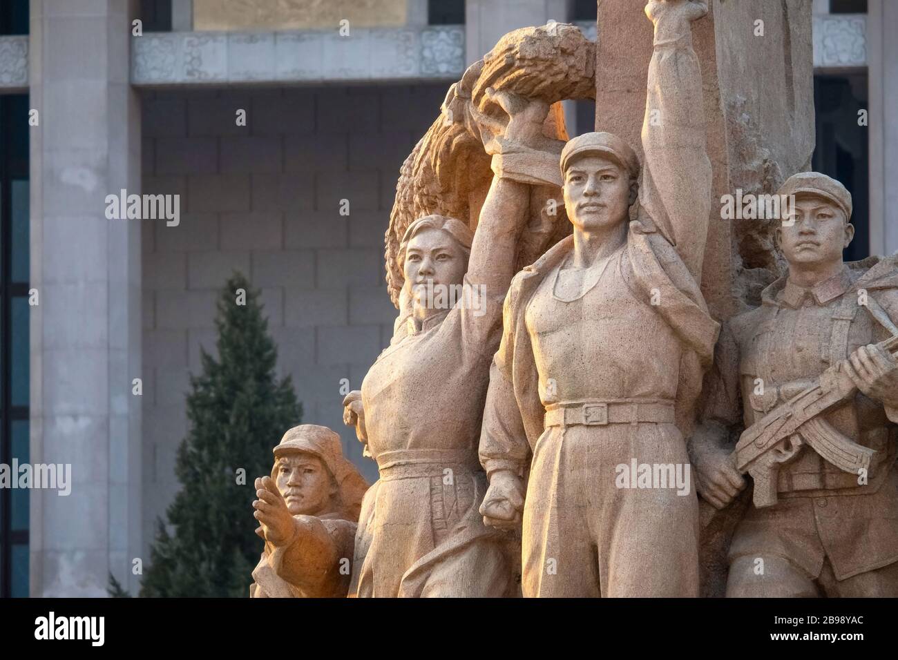 Beijing, China - Jan 17 2020: Monument's of people at Memorial Hall of ...