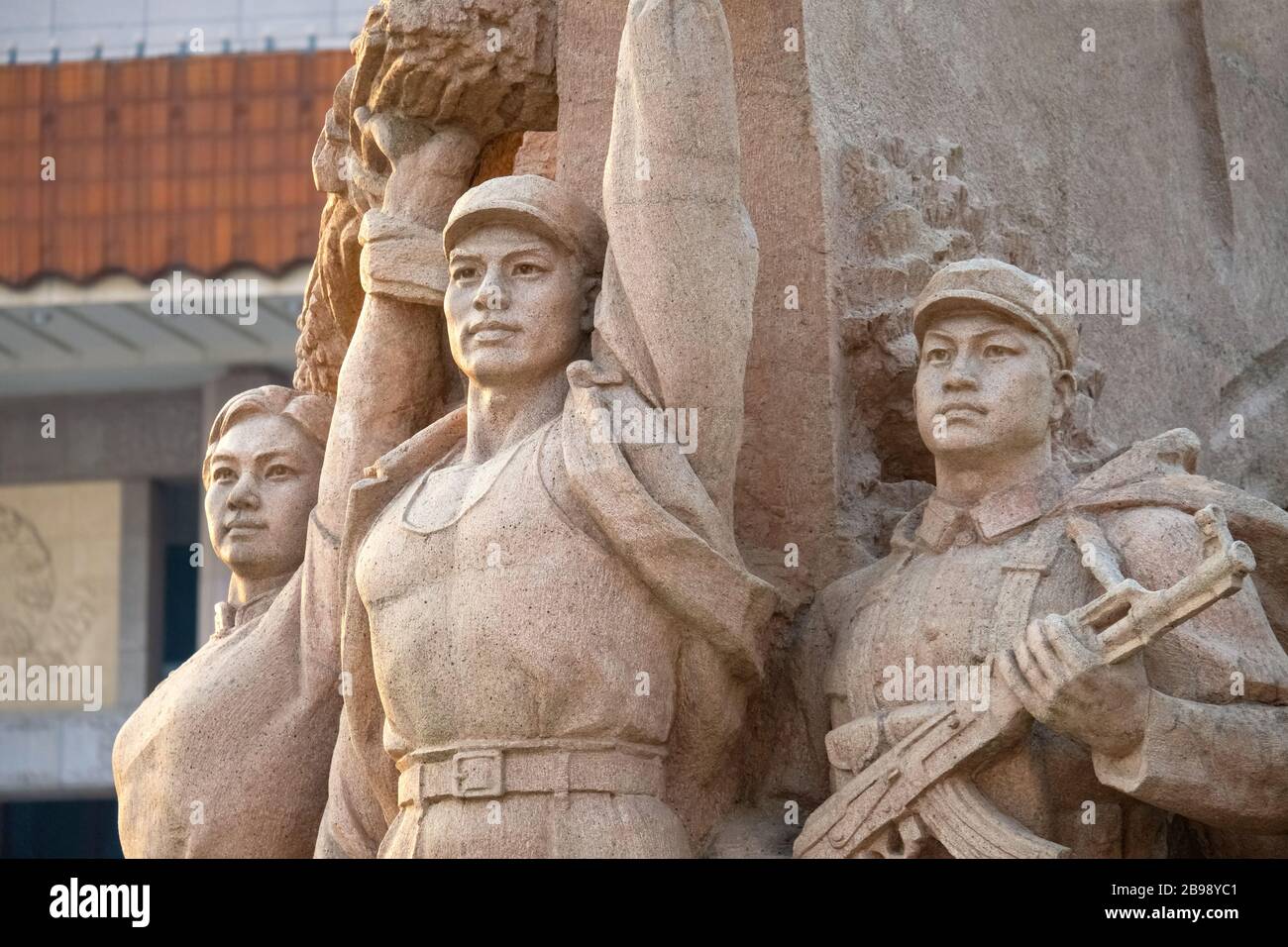 Beijing, China - Jan 17 2020: Monument's of people at Memorial Hall of ...