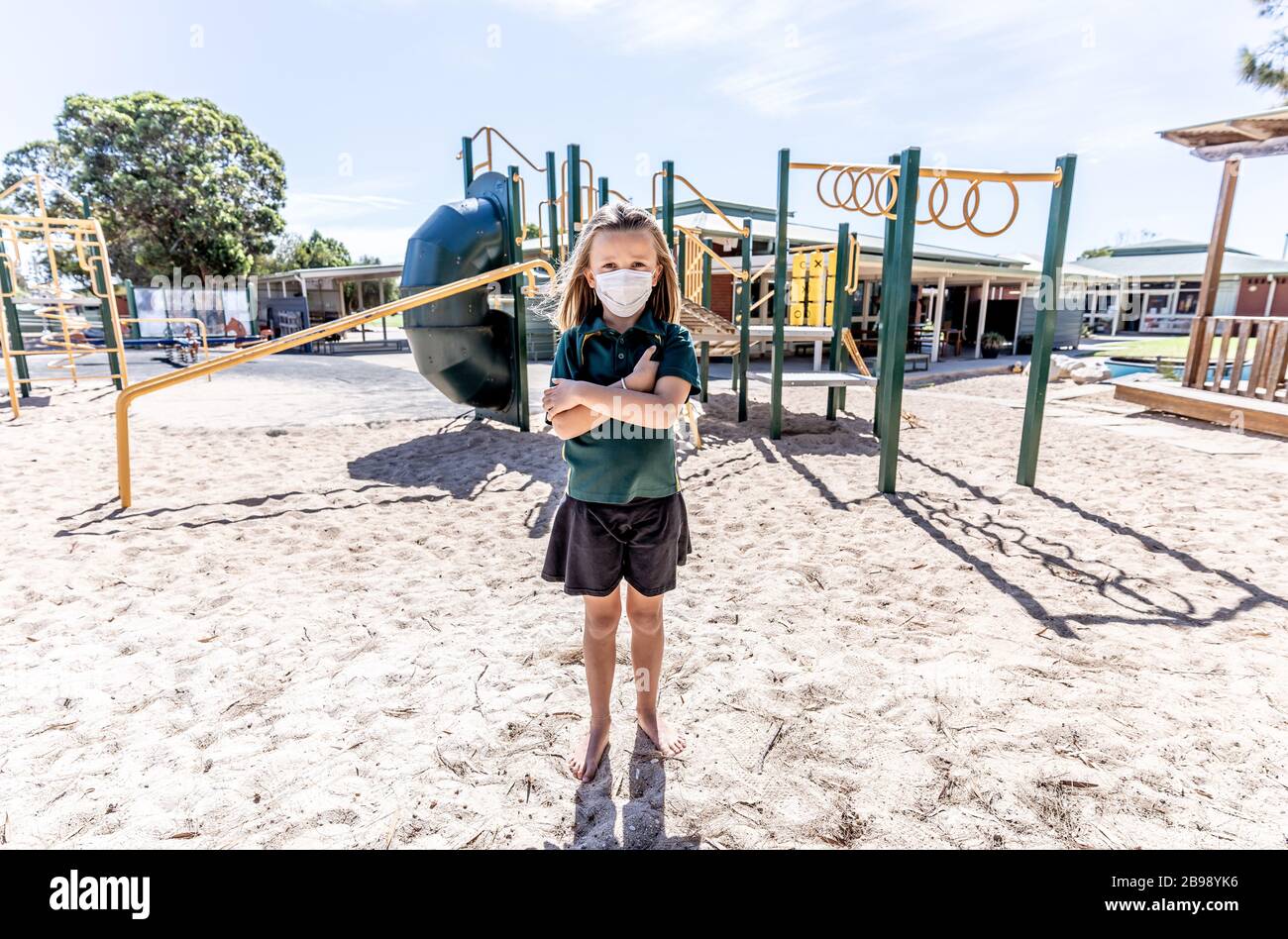 Sad boy playground isolation hi-res stock photography and images - Alamy