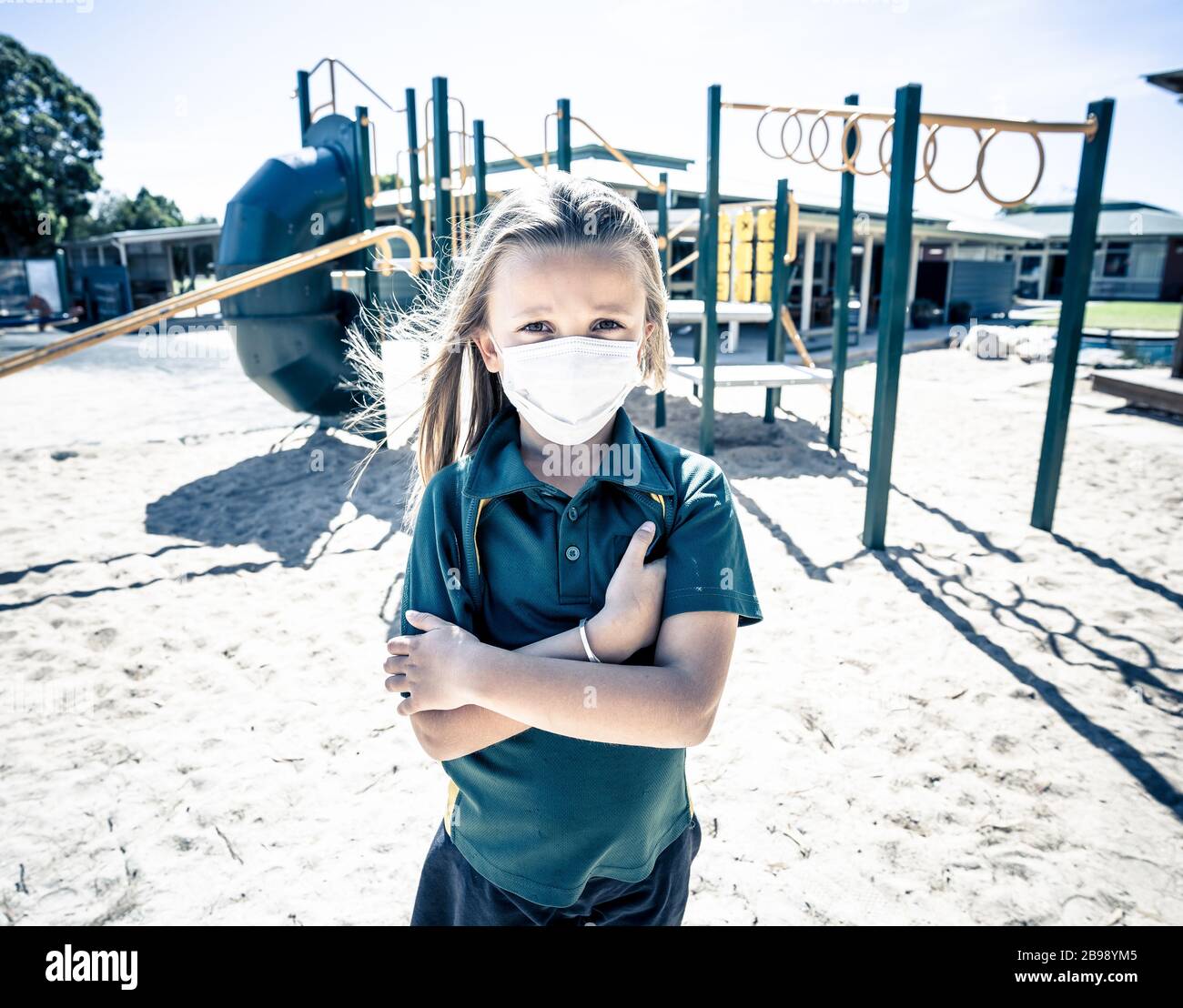 Sad boy playground isolation hi-res stock photography and images - Alamy