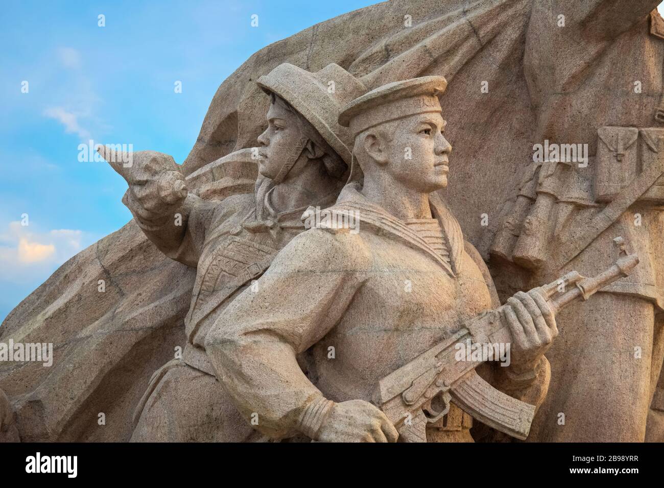 Beijing, China - Jan 17 2020: Monument's of people at Memorial Hall of ...