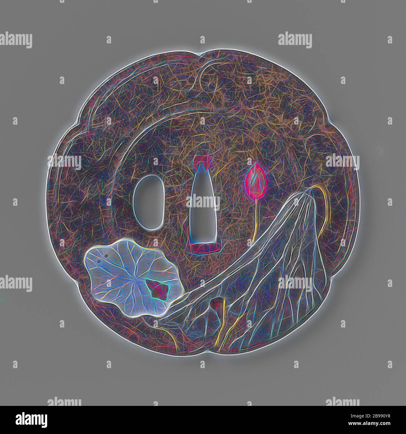 Round lobed tsuba hi-res stock photography and images - Alamy